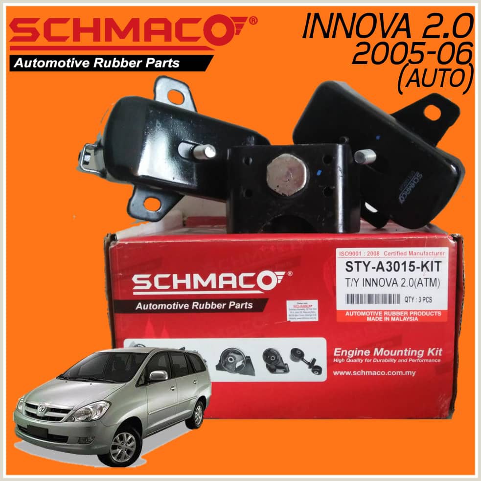 TOYOTA INNOVA 2.0 SCHMACO ENGINE MOUNTING KIT 100% GOOD QUALITY ...