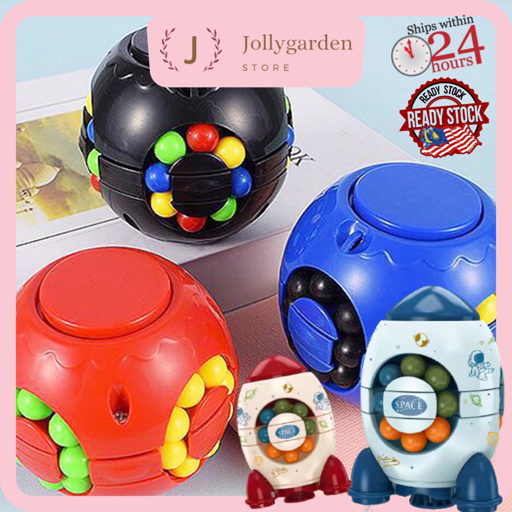 🔥Ready Stock🔥 Logic Game Rotating Magic beans Fidget Spinner Puzzle ...