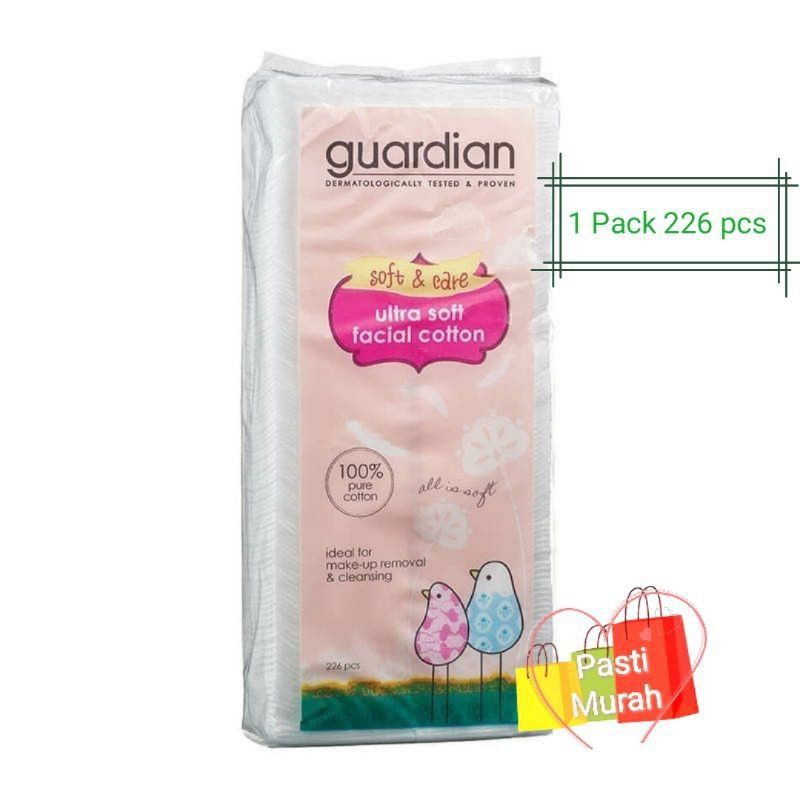 GUARDIAN / WATSONS Facial Cotton Puff, Square, Round Soft & Care Ultra ...