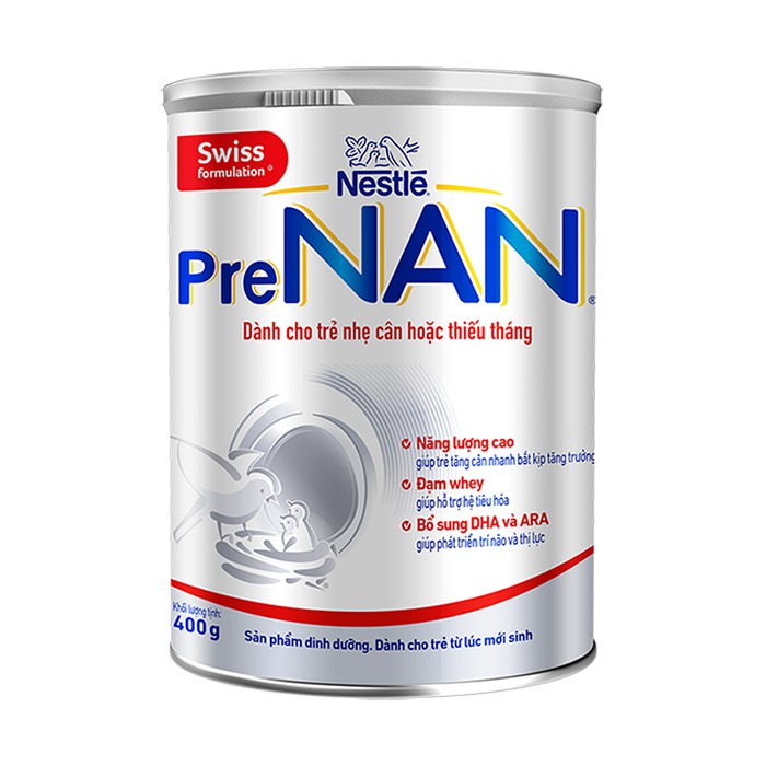 Pre Nan powdered milk for underweight or premature babies 400g | Shopee ...