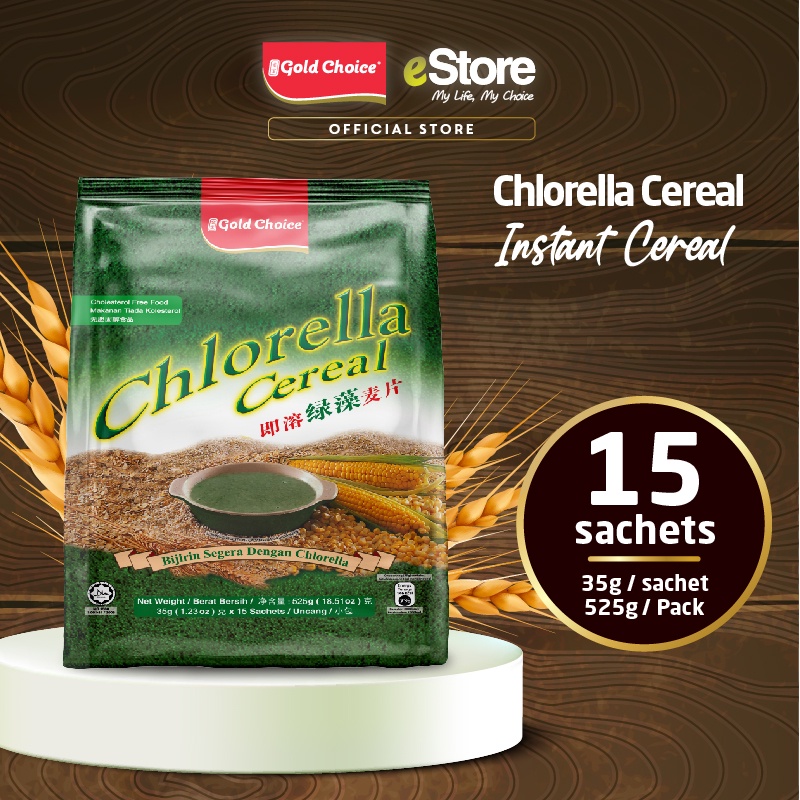 GOLD CHOICE Instant Chlorella Cereal - (35g x 15's) | Shopee Malaysia