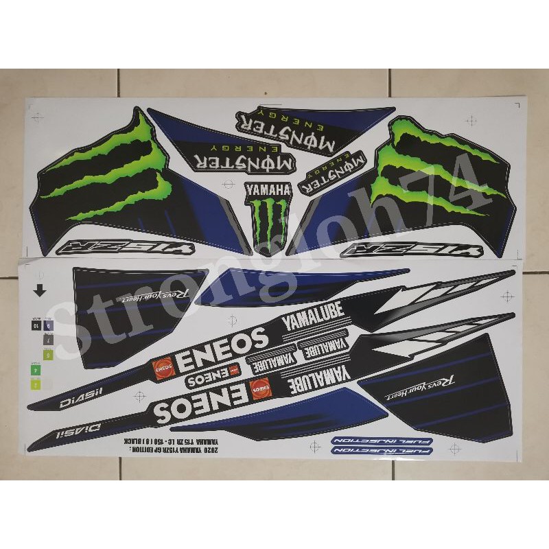 💥NEW💥Y15ZR /Y15 /Y15Z/LC150 (8) GP EDITION BODY STICKER | Shopee Malaysia