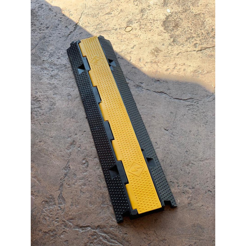 2 Line Black And Yellow Cable Ramp Cable Board | Shopee Malaysia