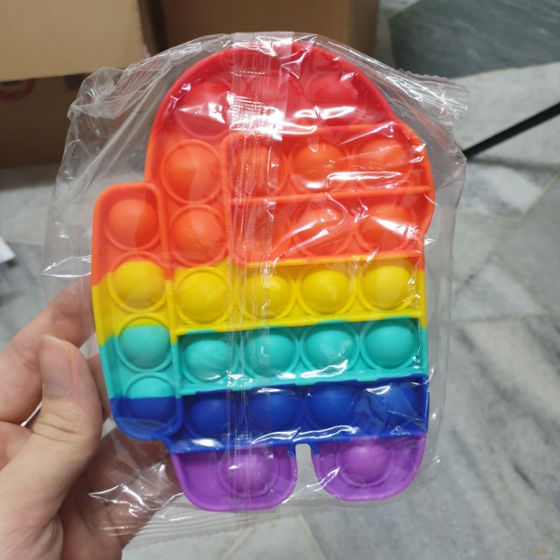 Among Us Push it Pop It Fidget Toy Rainbow | Shopee Malaysia
