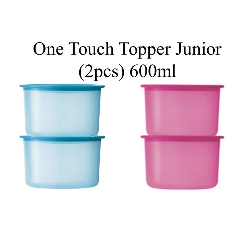 Tupperware One Touch Topper Junior 600ml (2pcs) | Shopee Malaysia