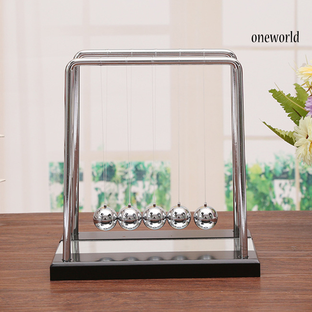 [One]Newtons Cradle Pendulum Balance Ball for Desktop Display ...