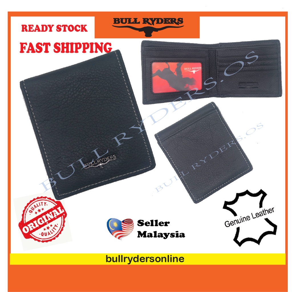 BULL RYDERS - Genuine Leather Bifold Wallet 80743 | Shopee Malaysia