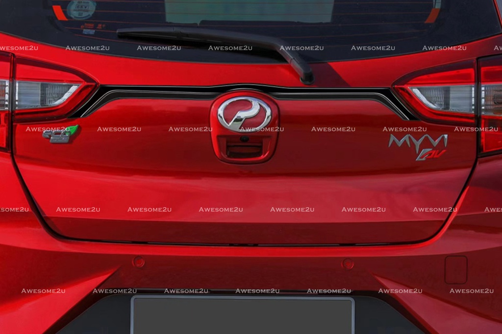 Awesome2u Perodua Myvi 2018-2024 Back Door Trim Garnish Rear Bonnet ...