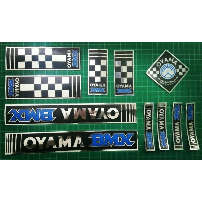 Oyama BMX Decal Chrome Sticker BMX Oyama Factory Correct Decal | Shopee ...