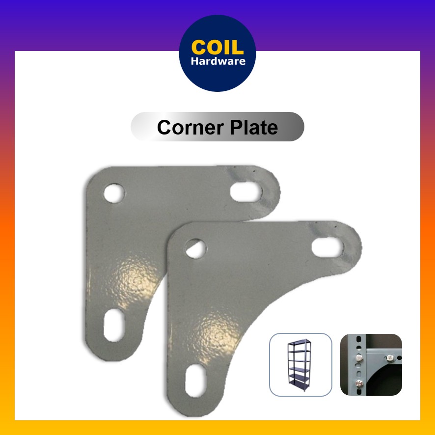 ANGLES PLATE / CORNER PLATE FOR RACK SLOTTED / ANGLE BAR / PINGGANG ...