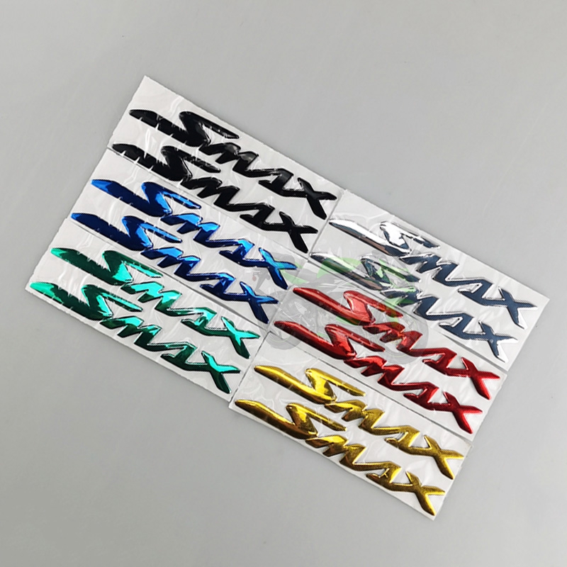 Motorcycle 3D Emblem Badge Decal Tank Sticker Wheel SMAX Sticker For ...