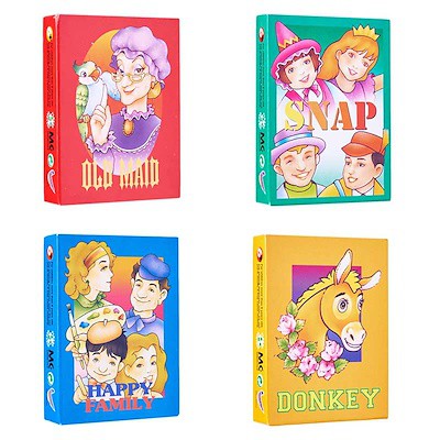 Traditional Card Games (Old Maid / Snap / Happy Family / Donkey ...