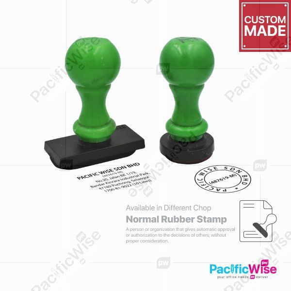 Normal Rubber Stamp/Cap Getah Biasa/Rubber Stamp (Custom Made) | Shopee ...