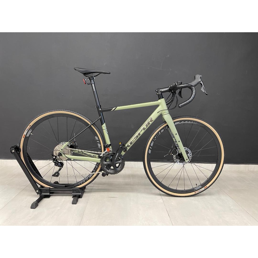 KESPOR GRAVEL STORK FEATHER CX SHIMANO 105 22 SPEED 2 X 11 GRAVEL BIKE ...