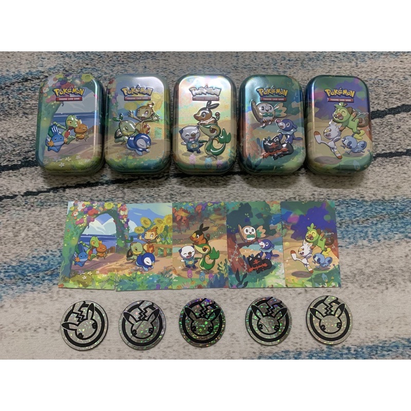Pokemon 25th Celebration Mini Tins Collection Set - Tins, Artwork and ...