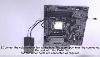 Deepcool Hub Convertor 5V ARGB To 12V RGB / SC700 12 Port ARGB Hub ...