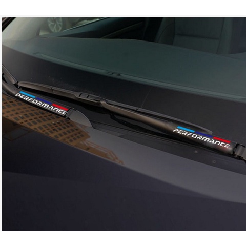 4pcs M Performance Car Windshield Wiper Sticker For BMW E30 E34 E36 E60 ...