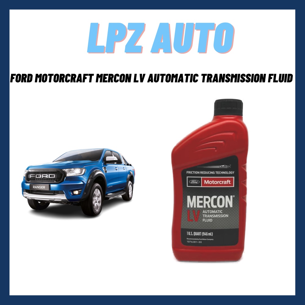 Ford MotorCraft Mercon LV Automatic Transmission Fluid (1 Quart/ 946ml ...