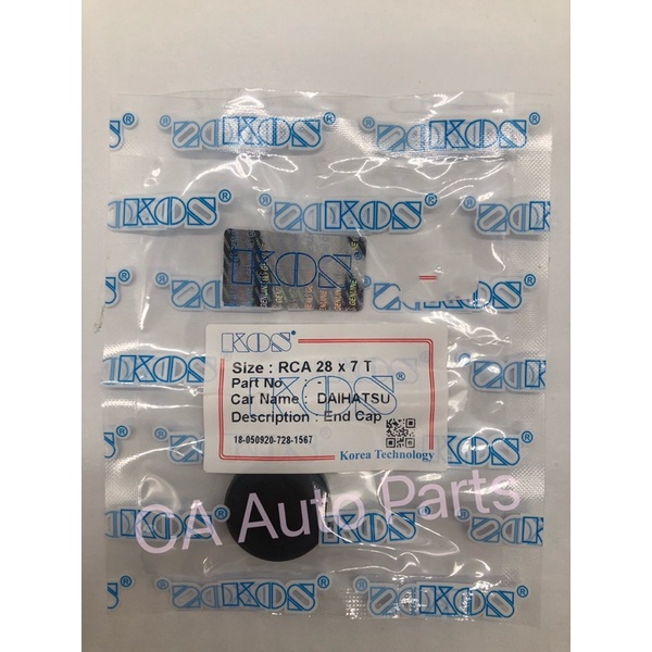 KOS RCA 28X7 T Eng Cap Made in korea Perodua Kancil Kenari Kelisa ...