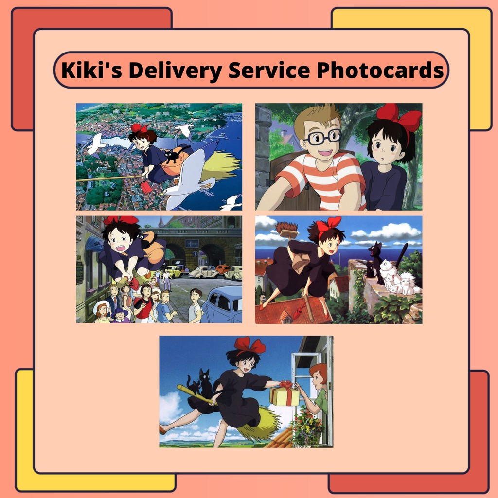 Kiki's Delivery Service Studio Ghibli Waterproof Glittered Photocards | Shopee Malaysia
