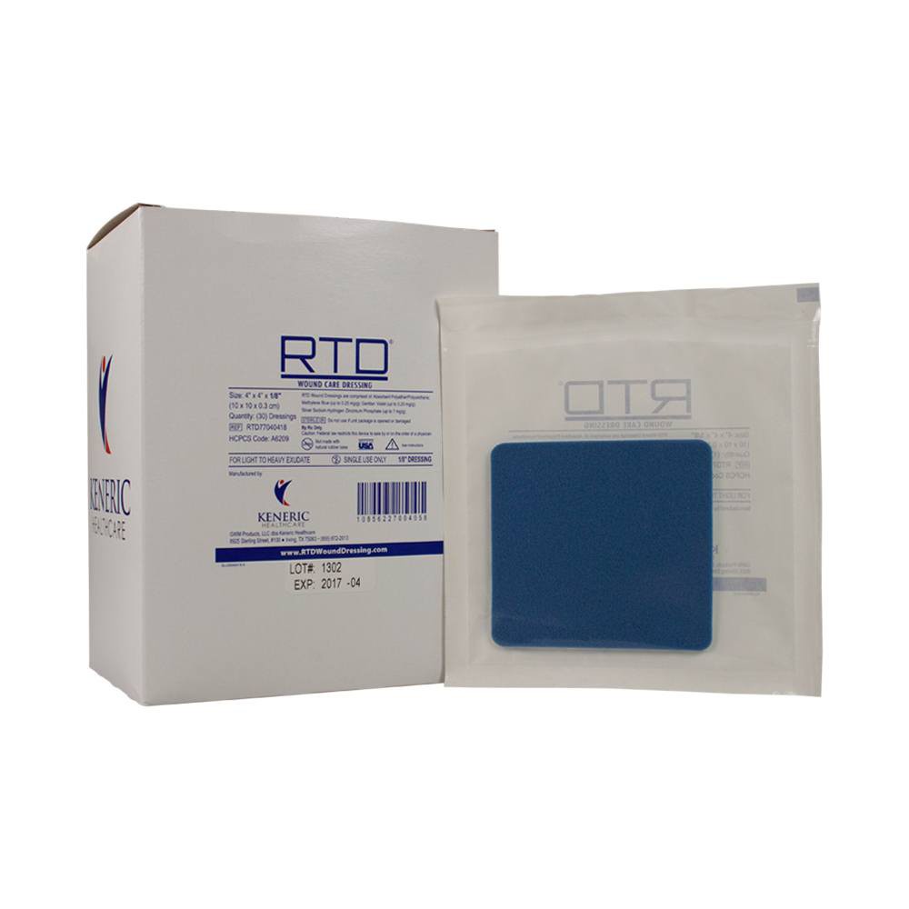 Keneric RTD Wound Dressing 10cm x 10cm x 0.6cm 10's 1 BOX (EXP: October ...