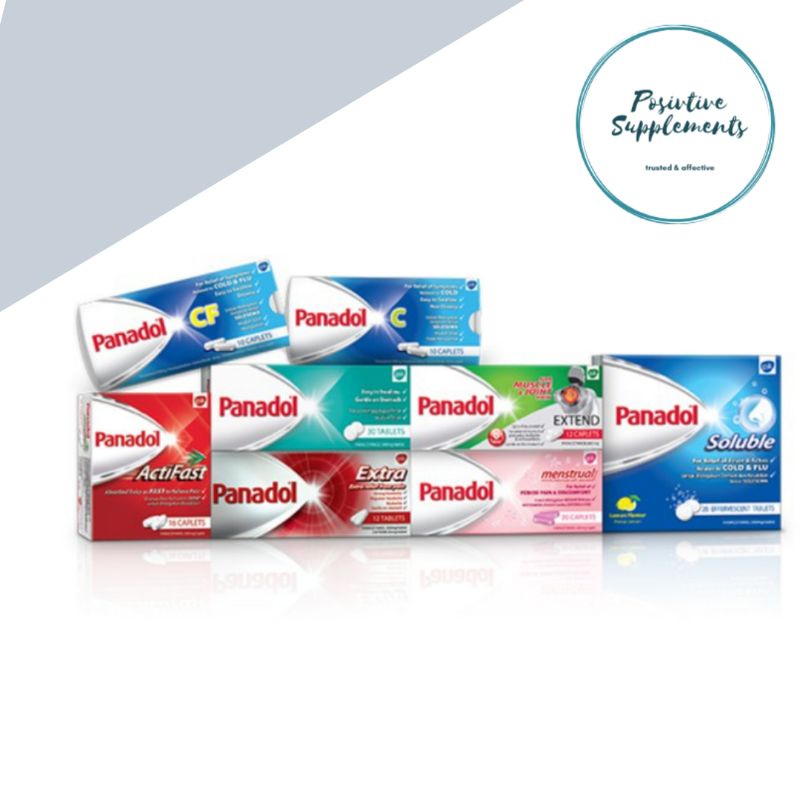 PANADOL REGULAR / EXTEND / ACTIFAST / EXTRA / SOLUBLE | Shopee Malaysia