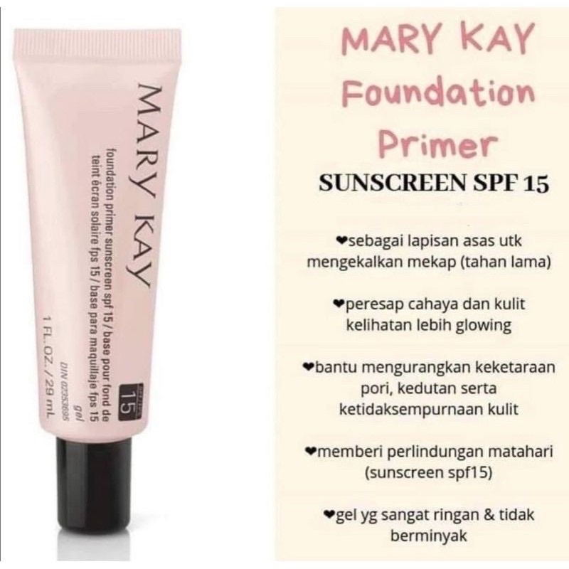 MK Foundation Primer SPF15 💯 Original | Shopee Malaysia