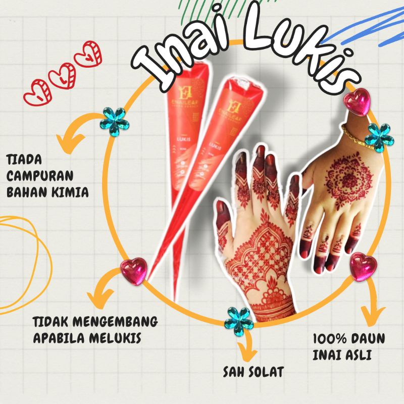 STICKER HENNA/ STICKER INAI VIRAL DAN INAI KON UKIR PENGANTIN 🔥 ...