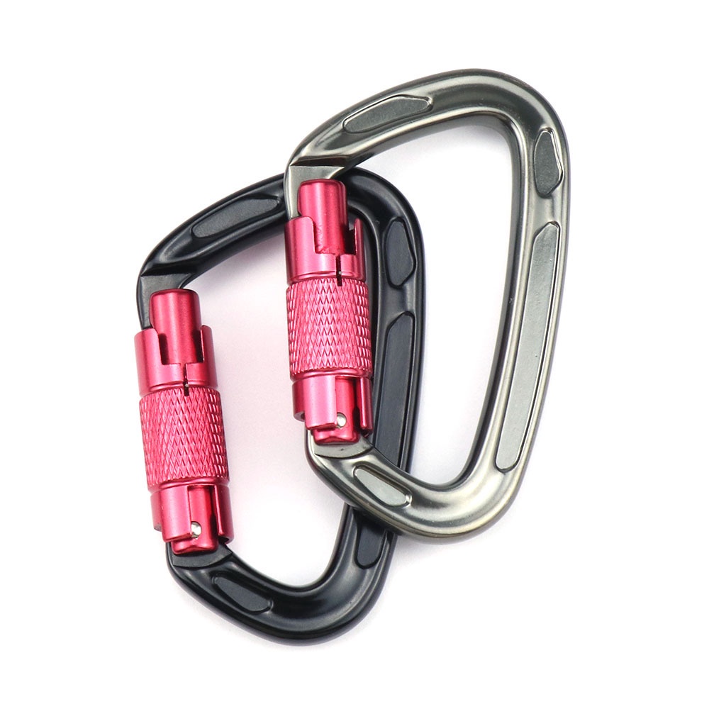 D Carabiner Climbing Buckle Mount Block T Fly 12kN, 24kN, 25kN Climbing ...