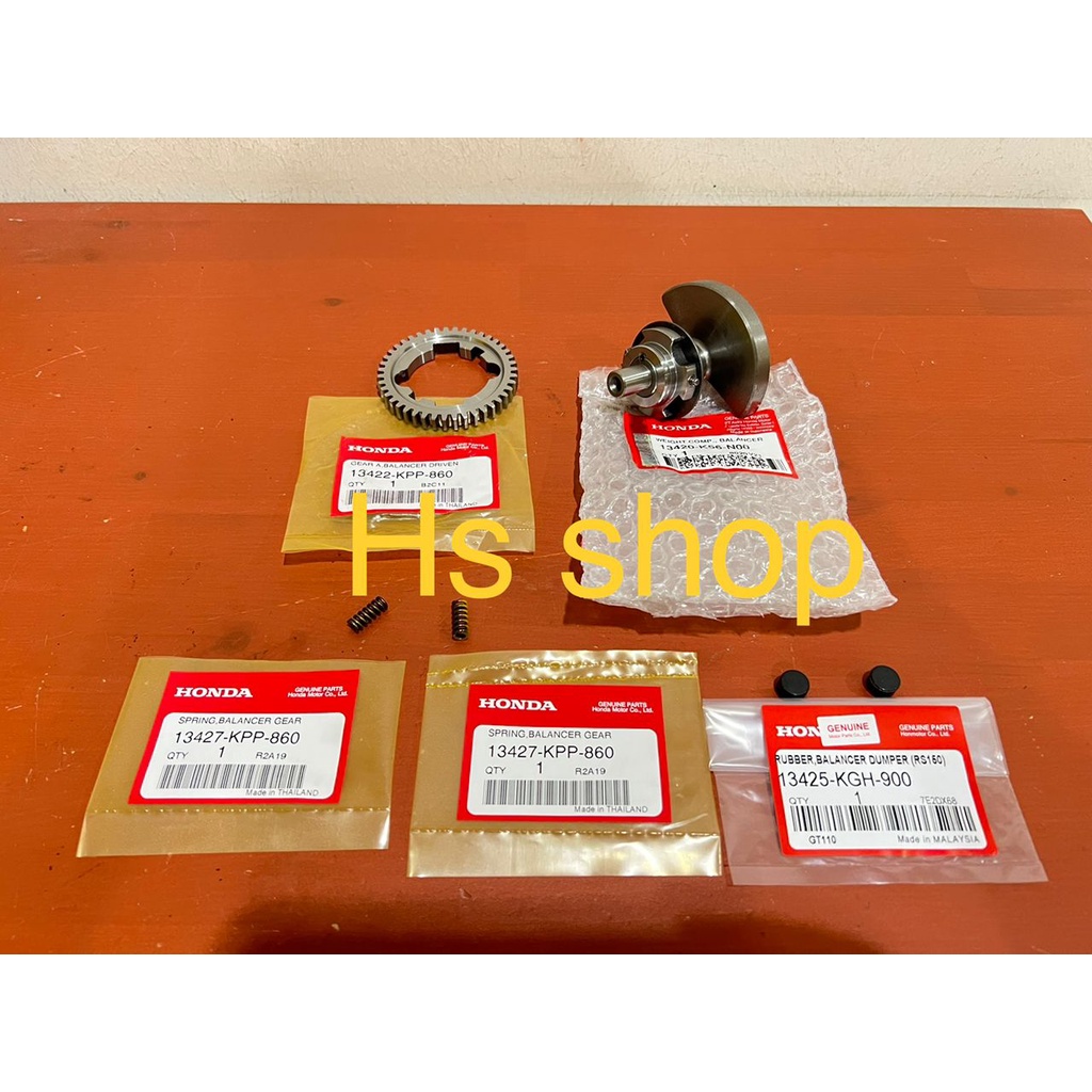 Honda RS150 RS150R Engine Balancer Weight + Gear 100% Original 13420 ...