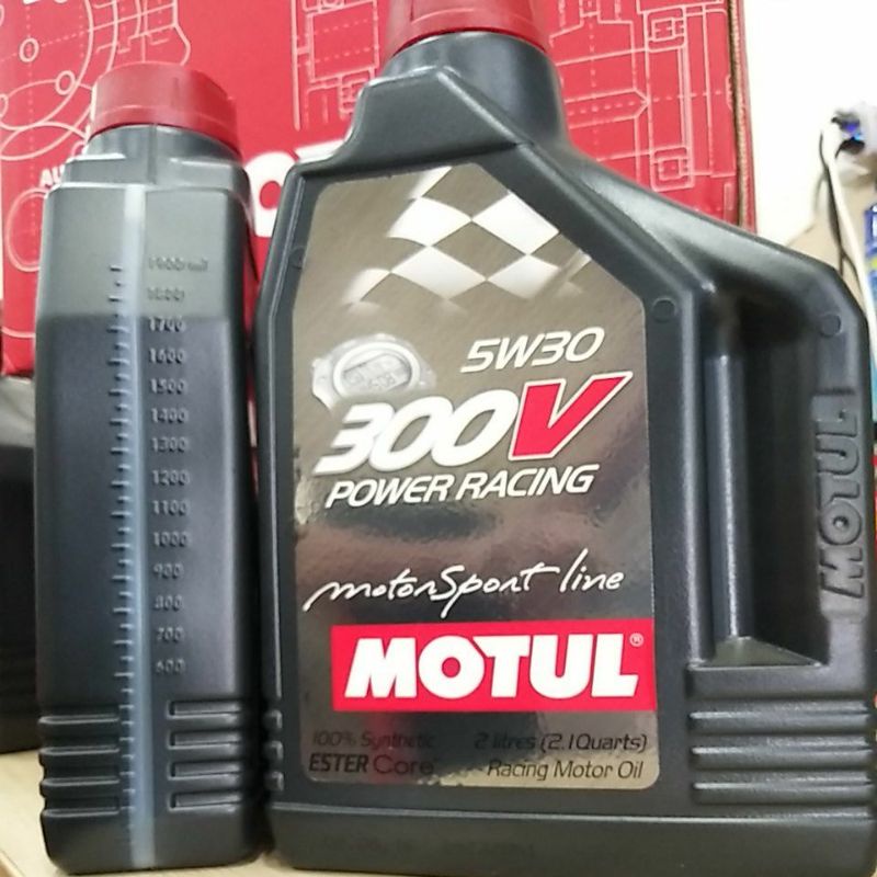 MOTUL 300V motorSport line Power Racing 5w30 (2L) | Shopee Malaysia