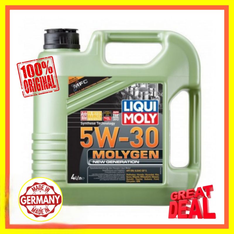 Liqui Moly 5W30 Molygen Engine Oil 4L | Shopee Malaysia