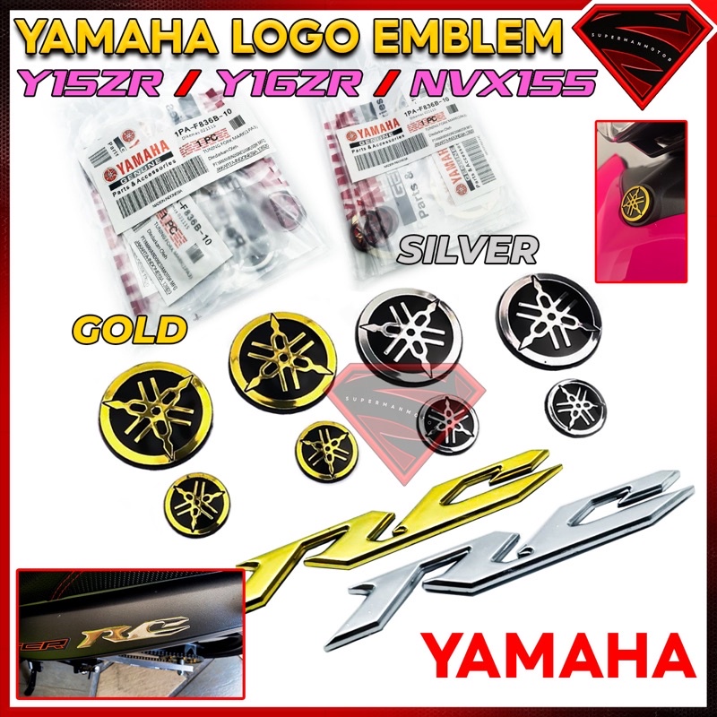 Yamaha Y15 Y16 NVX 155 Y15ZR Y16ZR emblem Logo Yamaha Set Original ...