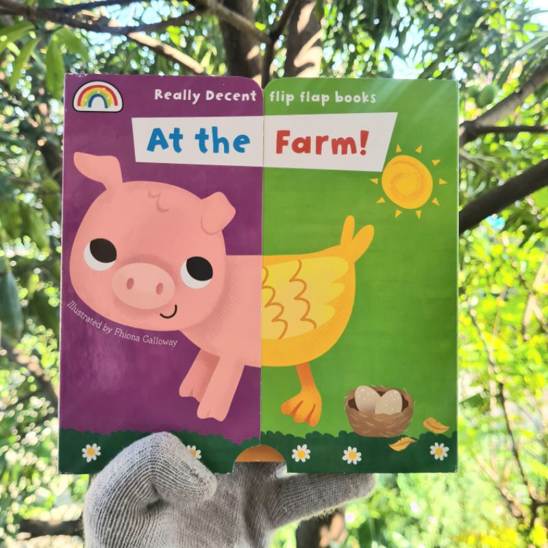 Really DECENT FLIP FLAP BOOKS: AT THE FARM! | Shopee Malaysia