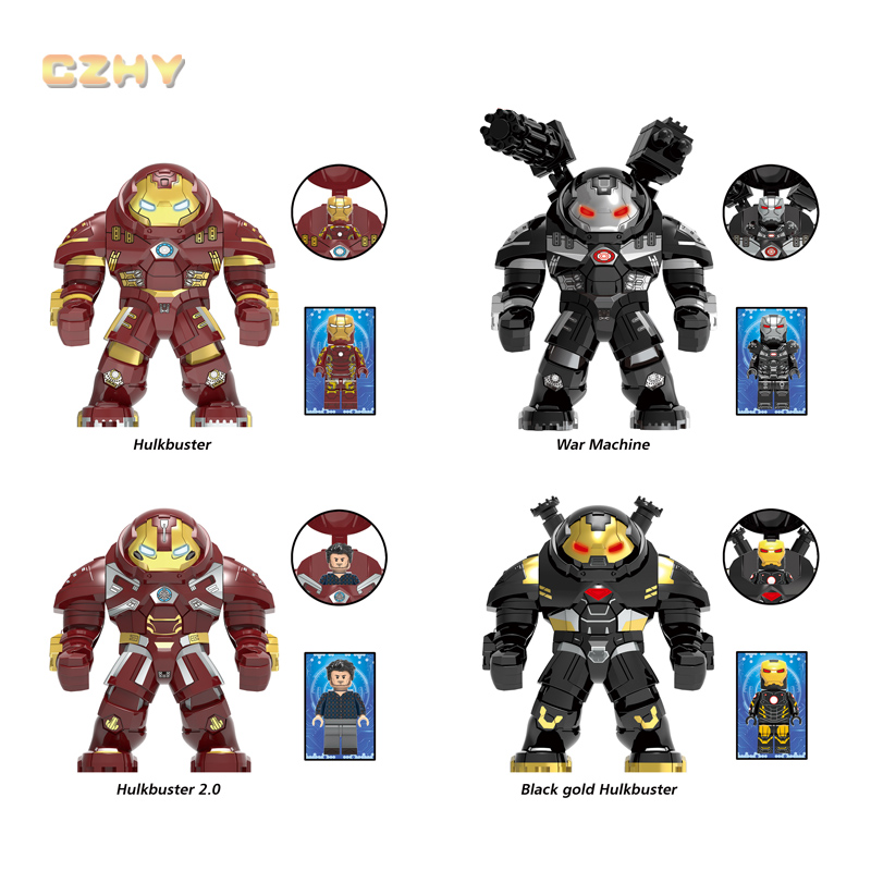 READY STOCK Big Size Hulkbuster Large Hulk Minifigure Venom Spiderman ...