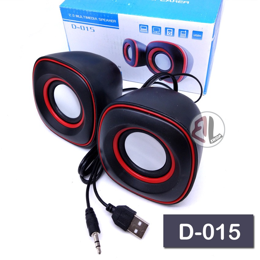D-015 USB Mini Digital Speaker - 3D Dual track surrounding sound effect ...