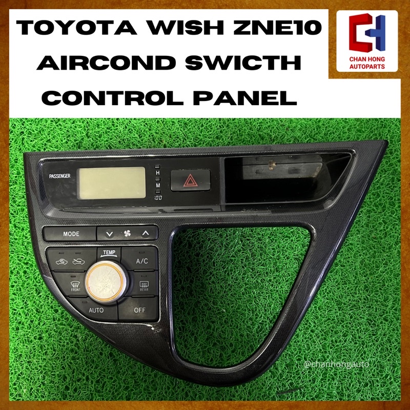 Toyota Wish ZNE10 Aircond Switch Control Panel [Original from Japan 🇯🇵 ...