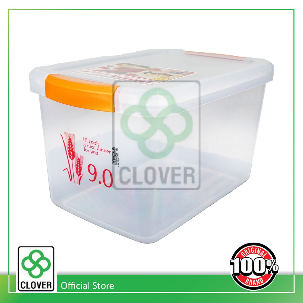 CLOVER 9.0 Litres Air Tight Food Storage Container - Food Stocker 9 (1 ...