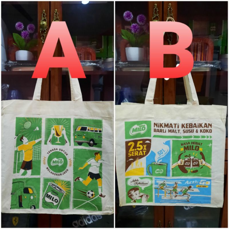 Nestle Milo Tote Bag (Beg Kain) | Shopee Malaysia