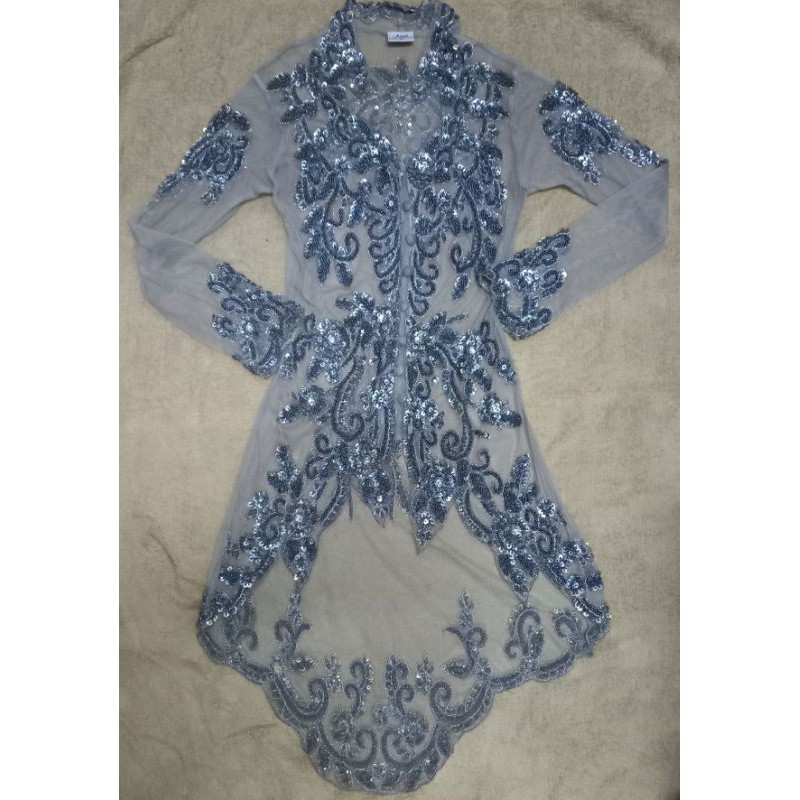 Baju kebaya labuci nikah,tunang atau event/Preloved SET sekali kain ...