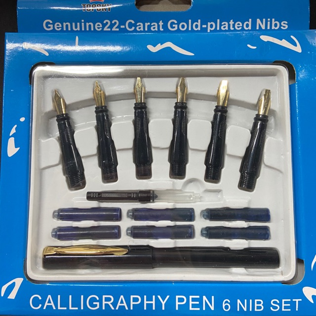 Calligraphy Pen 6 Nib Set | Shopee Malaysia