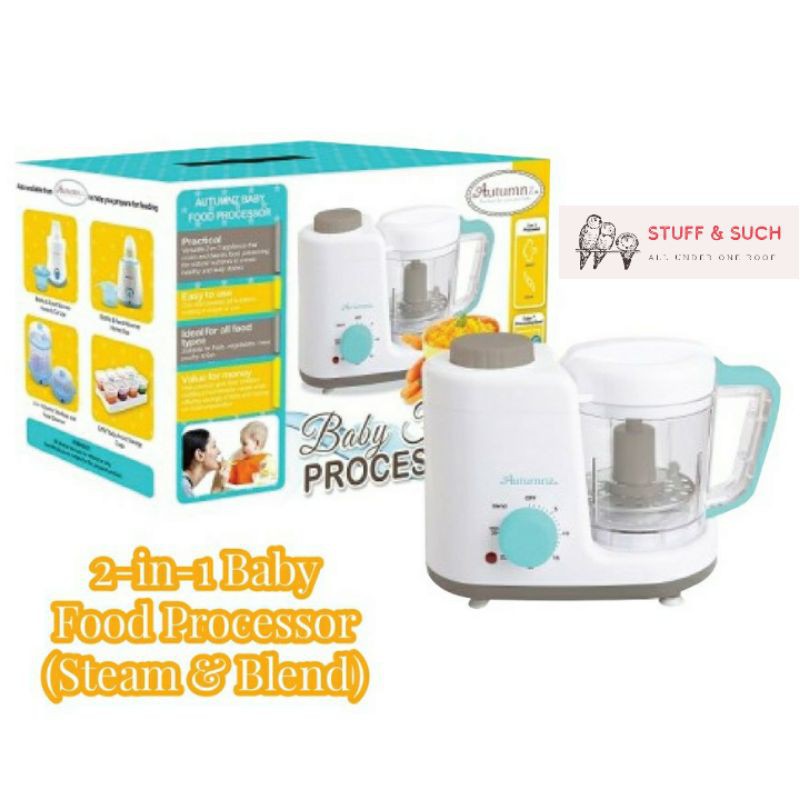 Autumnz Baby Food Processor 2-IN-1 (Steam & Blend) Pengukus & Pengisar ...