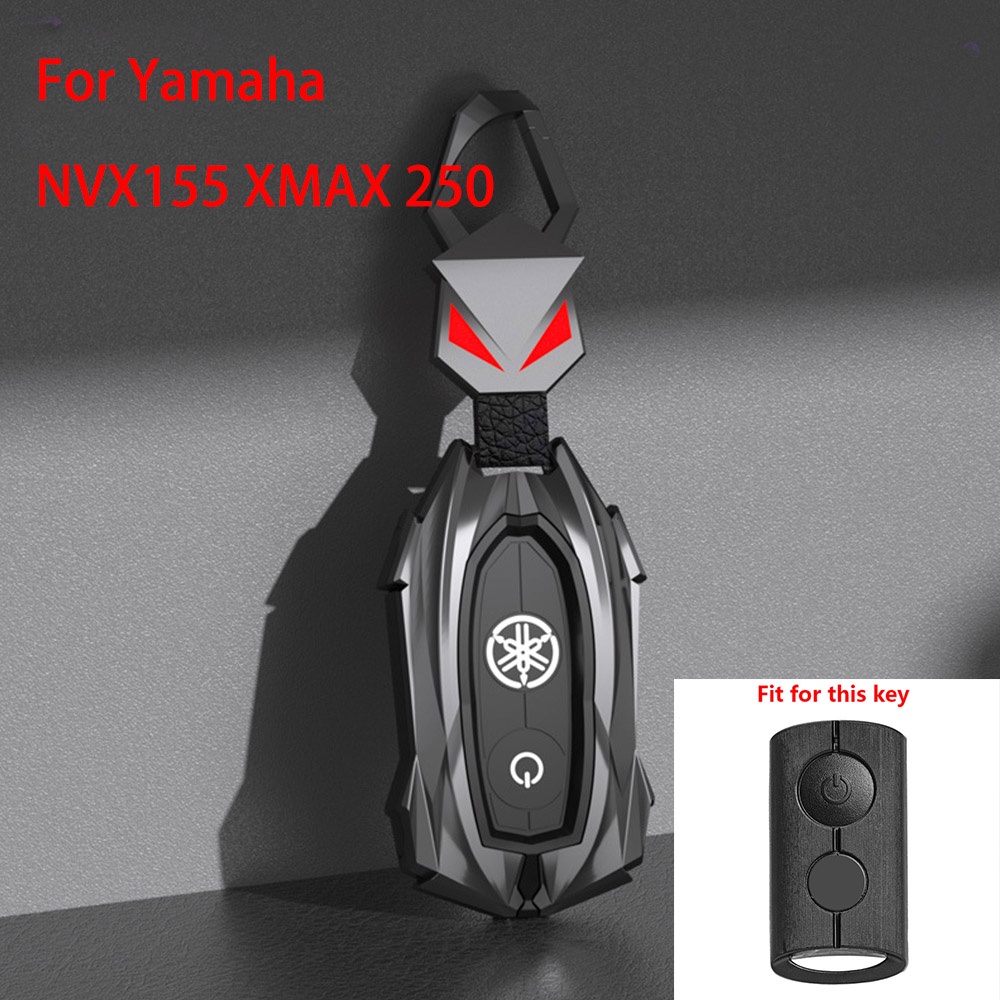 Alloy Motor Remote Key Fob Case Cover for Yamaha NVX NVX155 XMAX 250 ...