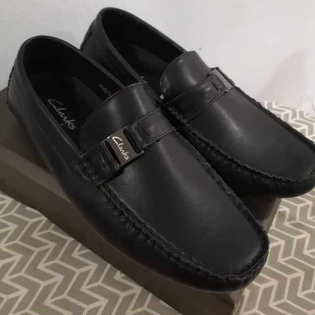 CLARKS READY STOCK LOAFER BLACK GENTLEMEN KASUT RAYA SHOES KASUT KERJA ...
