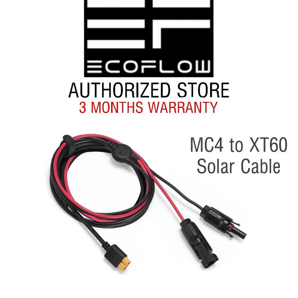 Ecoflow Portable Power Station Accessories - MC4 to XT60 Solar Cable (3.5m) | Shopee Malaysia