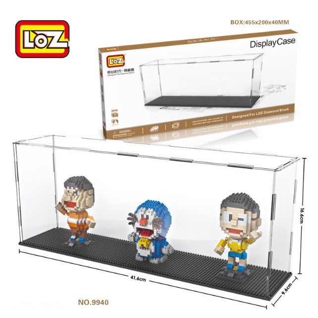 Loz Nano/Diamond Block Display Case/Box/LED Base [Nanoblock Compatible ...