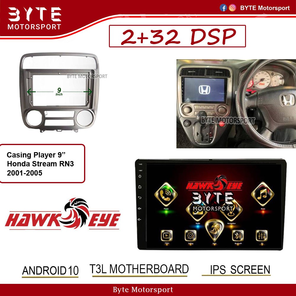 Android 🦅 Honda Stream 2001-2006 HAWKEYE Android player 🦅 | Shopee Malaysia