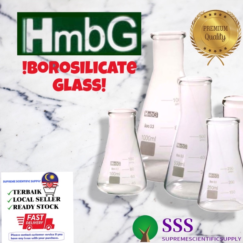 🔥[Ready stock]🔥Conical Flask Borosilicate Glass | Kelalang Kon Gelas ...