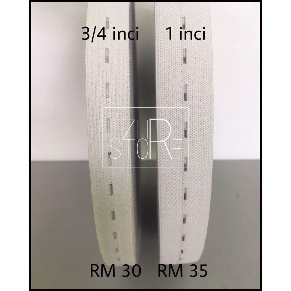 Getah Lubang Butang 1 roll / Buttonhole Elastic | Shopee Malaysia