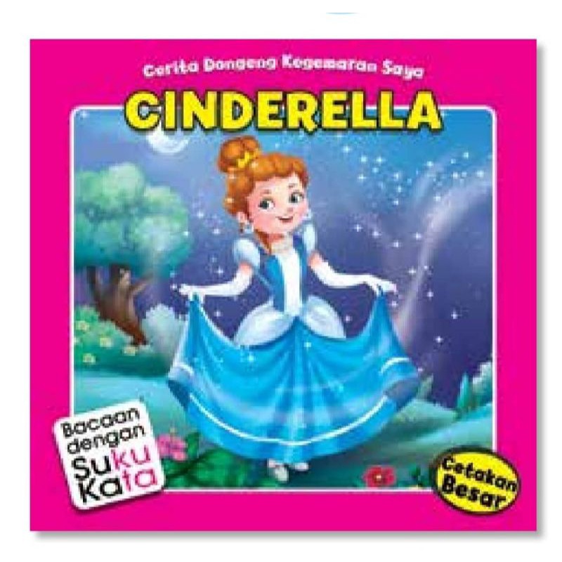Buku Cerita Kanak kanak/Cinderella/Buku Prasekolah/Buku Sukukata/Mind to mind | Shopee Malaysia